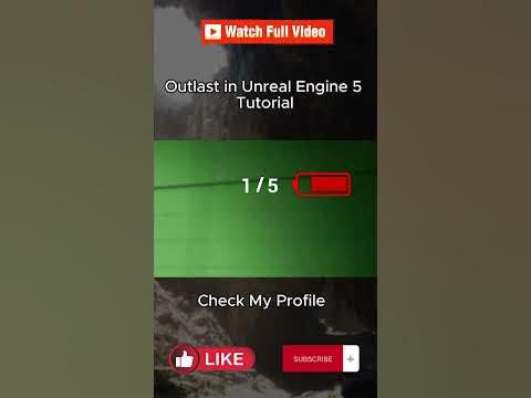 Outlast in Unreal Engine 5 Tutorial #shorts #short #unrealengine5 #ue5 #tutorial #outlast - YouTube