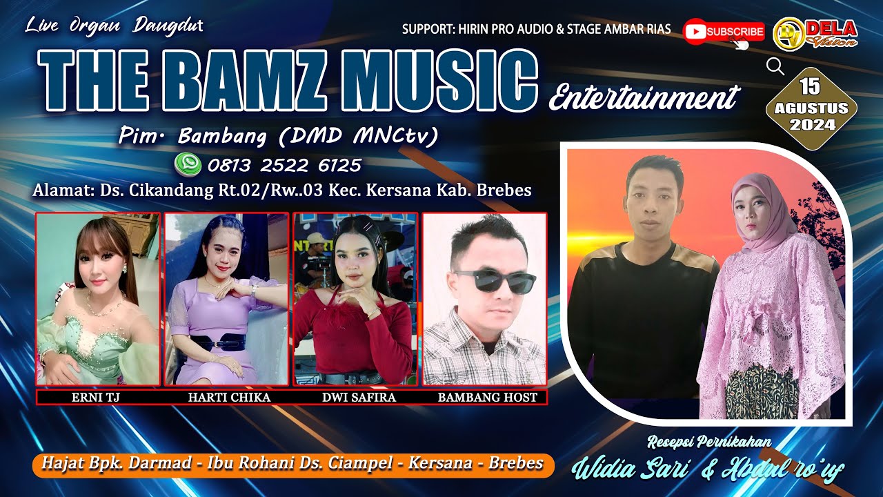 LIVE STREAMING THE BAMZ MUSIC // LIVE DS. KCIAMPEL // KAMIS, 15 AGST ...