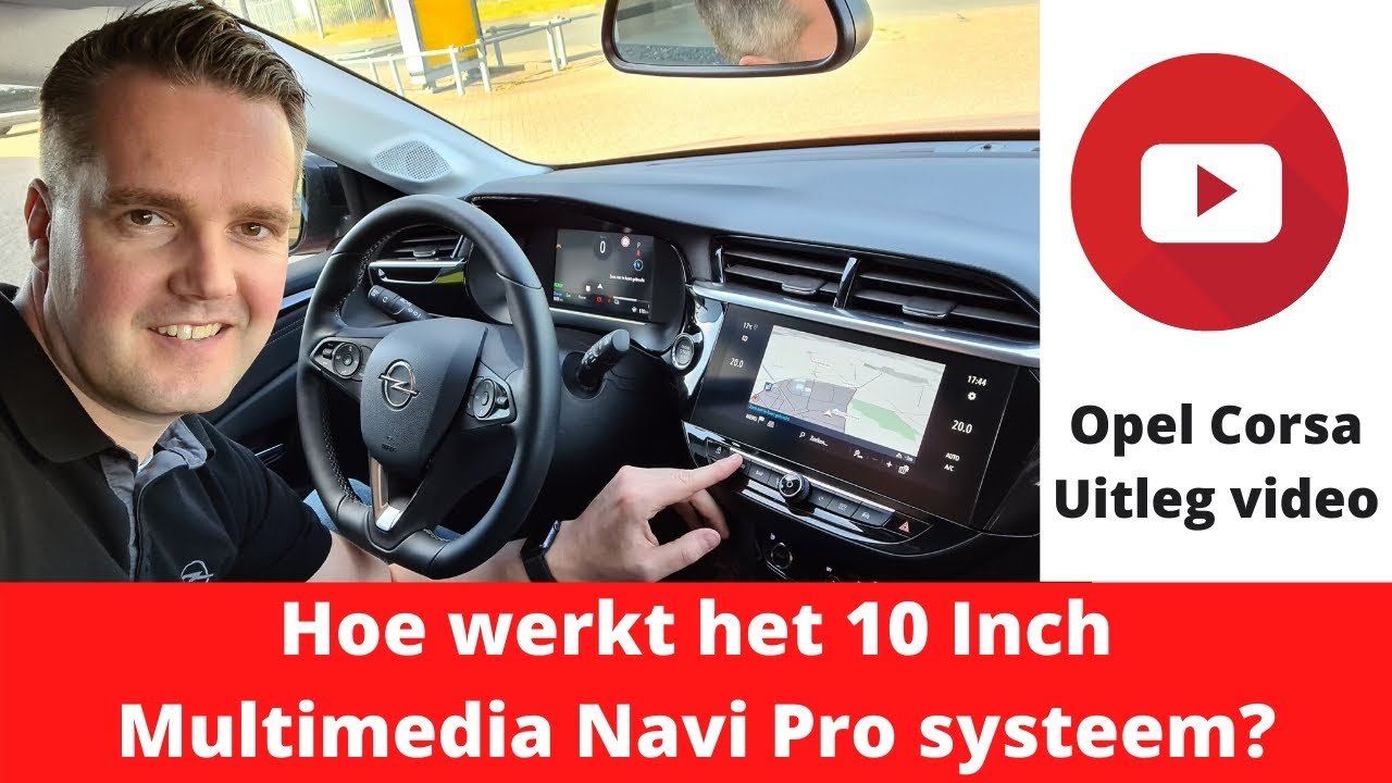 Hoe werkt het 10 inch Multimedia Navi Pro systeem? - Opel Corsa 2020 ...