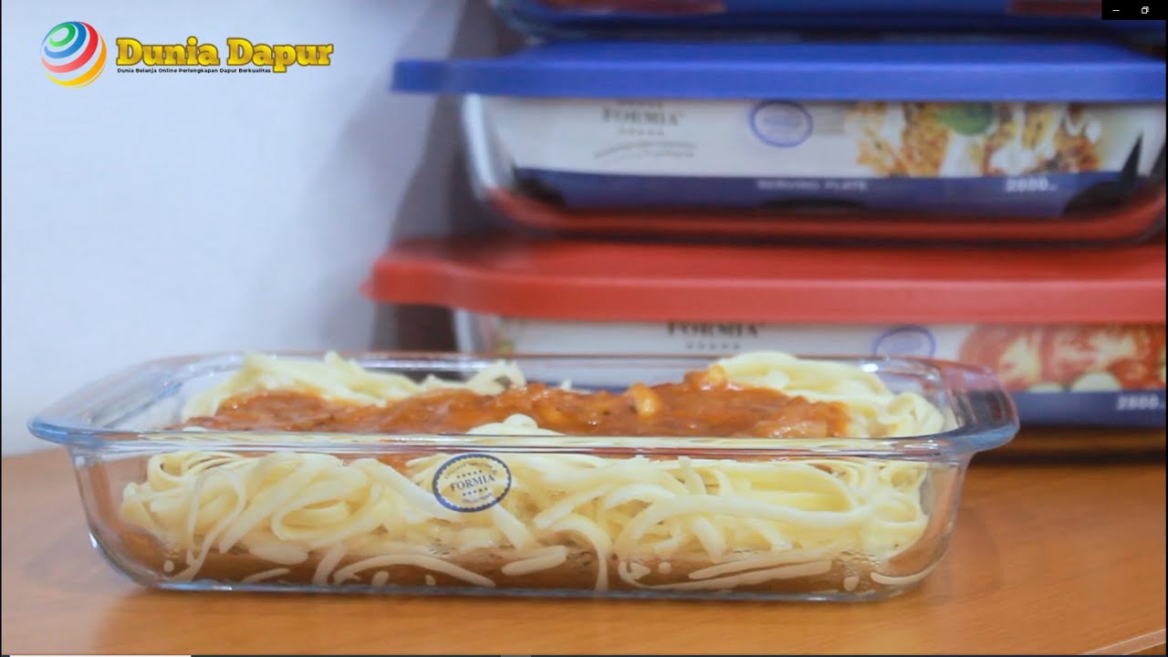 Formia Bake & Serve Rectangular Dish with Lid - YouTube