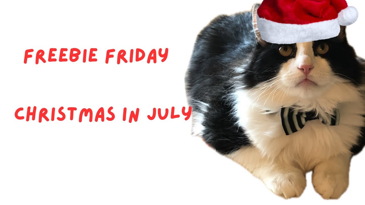 FREEBIE FRIDAY AUGUST 1ST Will we finish Christmas in July? - YouTube