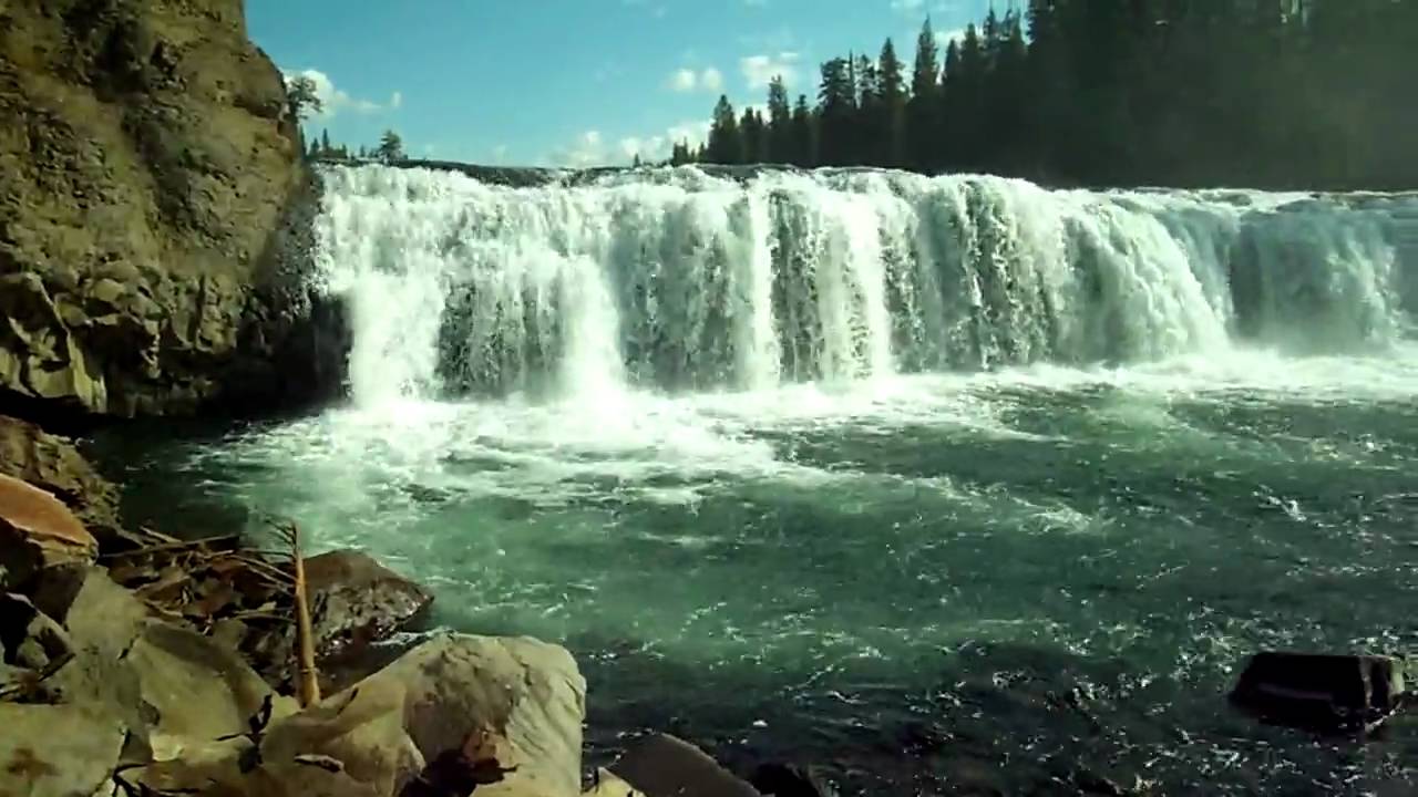 Cave Falls Yellowstone - YouTube