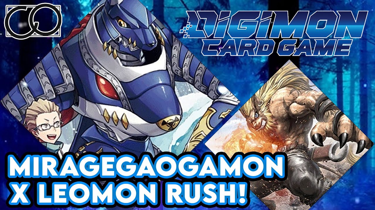 BT-11 MirageGaogamon x Leomon Rush Deck Profile! (Digimon Card Game ...
