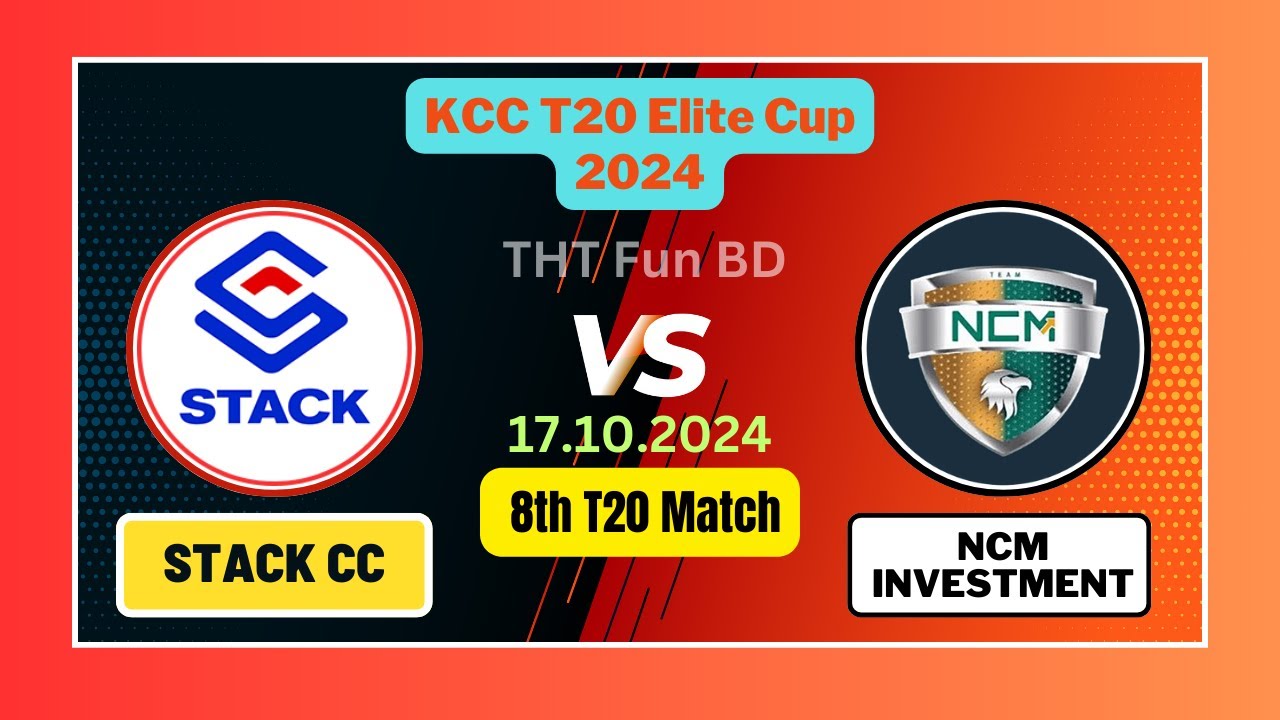 Stack CC vs NCM Investment | STA v NMCI | KCC T20 Elite Cup Live Score ...
