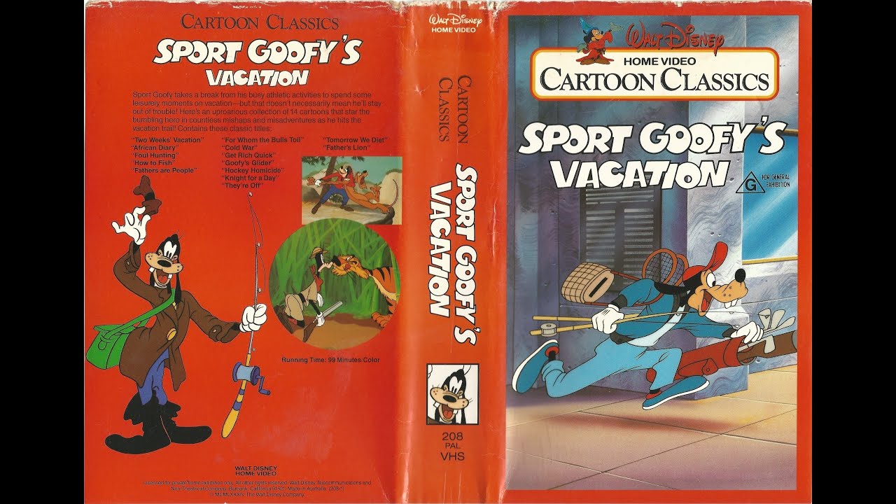 Sport Goofy's Vacation Australian VHS Opening (Disney) 1987 - YouTube