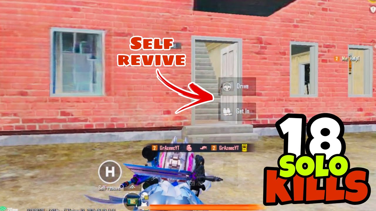 Can we Use Self Revive Kit in Vehicle?? | Solo 18 Kills | BGMI Gameplay ...