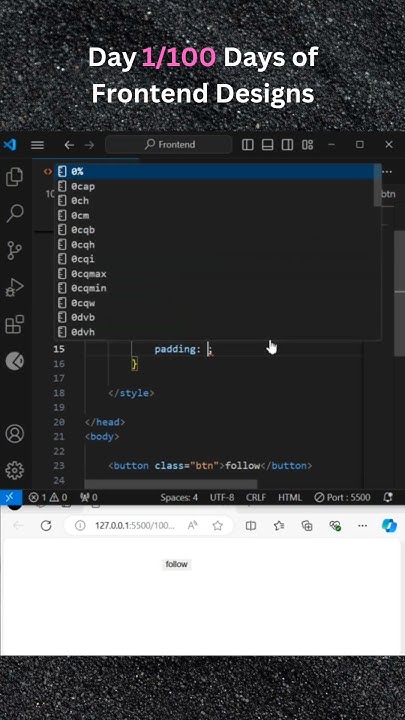 Here's the Quick way to learn Frontend.... subscribe and stay tuned I post step by step. #shorts ...