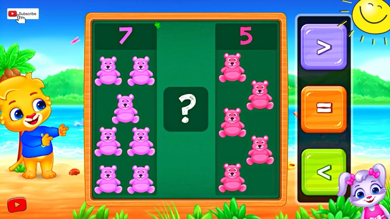 Greater Than or Less Than for Kids | Fun Math for Children | Comparing ...
