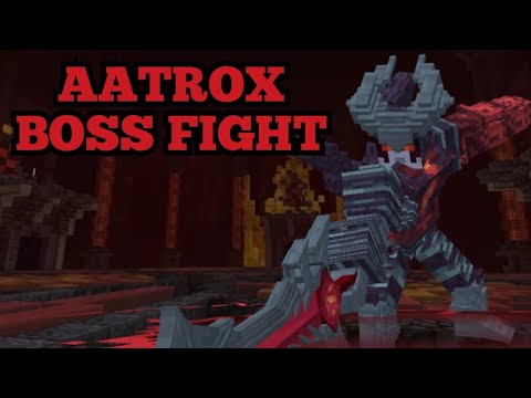 Minecraft Aatrox The Darkin Blade Boss Fight ( ModelEngine & MythicMobs ...