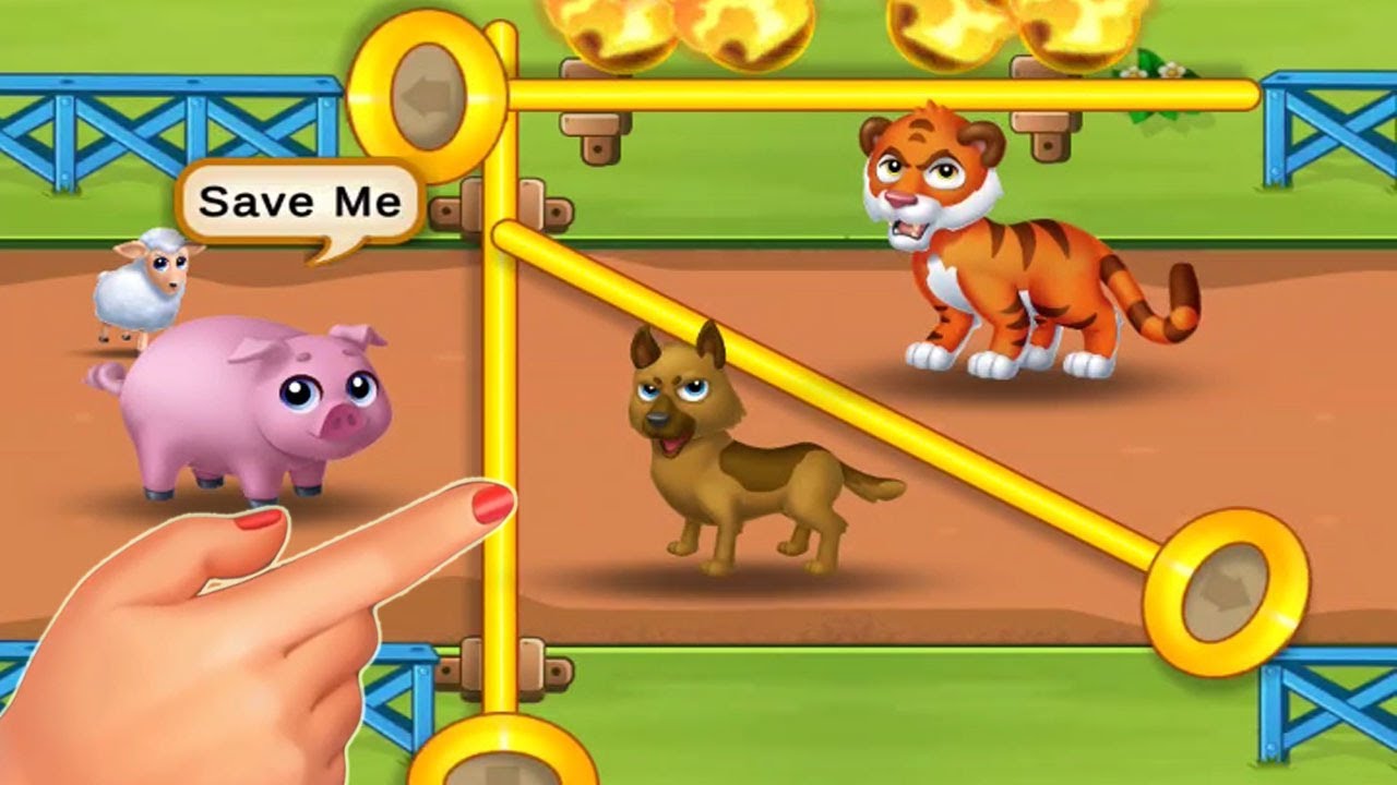 Save sheep game - Rescue sheep game - Pull the pin android, ios ...