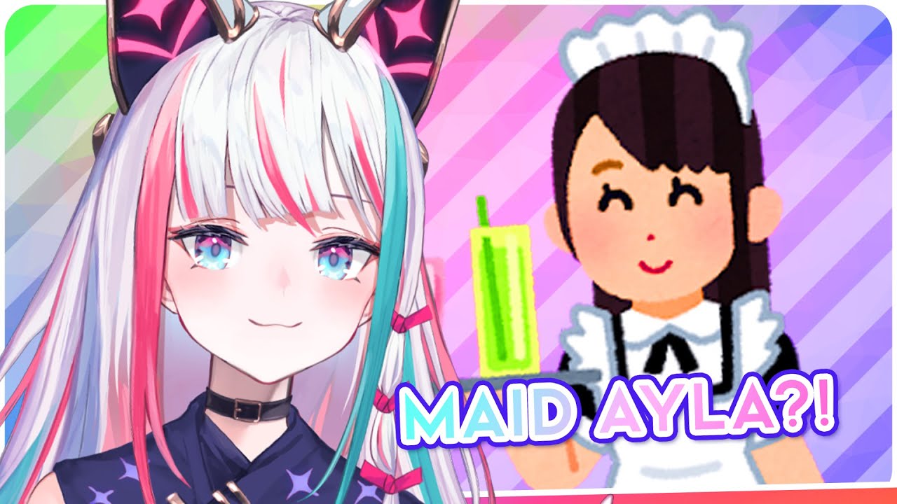 MAID AYLA?!! Let's DRAW! #yewdraw #aylive - YouTube