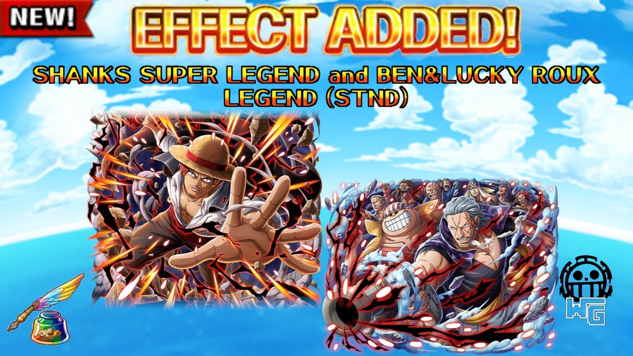 NEW INK EFFECTS: SHANKS SUPER LEGEND and BEN&LUCKY ROUX LEGEND (STND ...