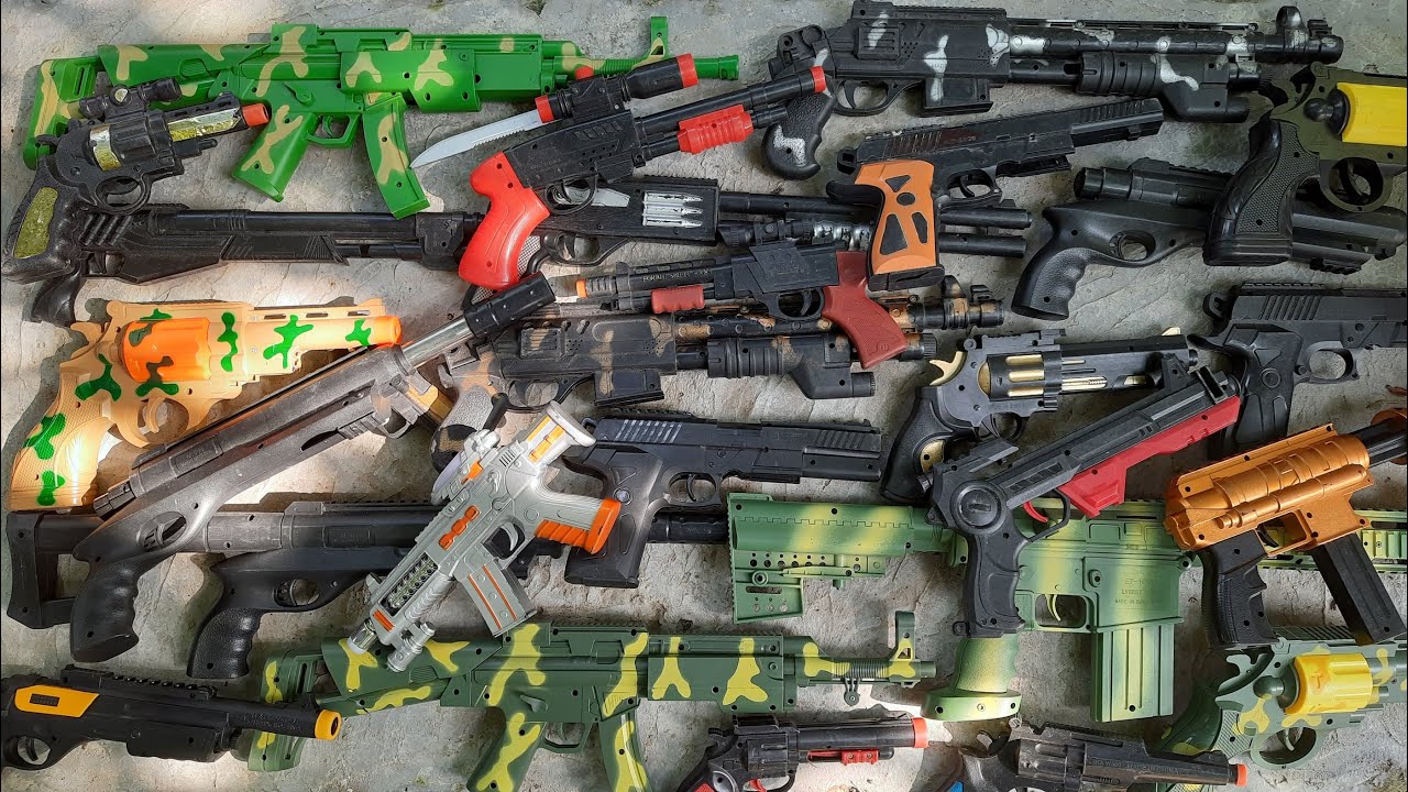 Black Color Best Pistols Arsenal Series, Carton Box Loads of Dozen Toys ...