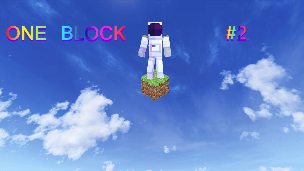 One block minecraft #2 - YouTube