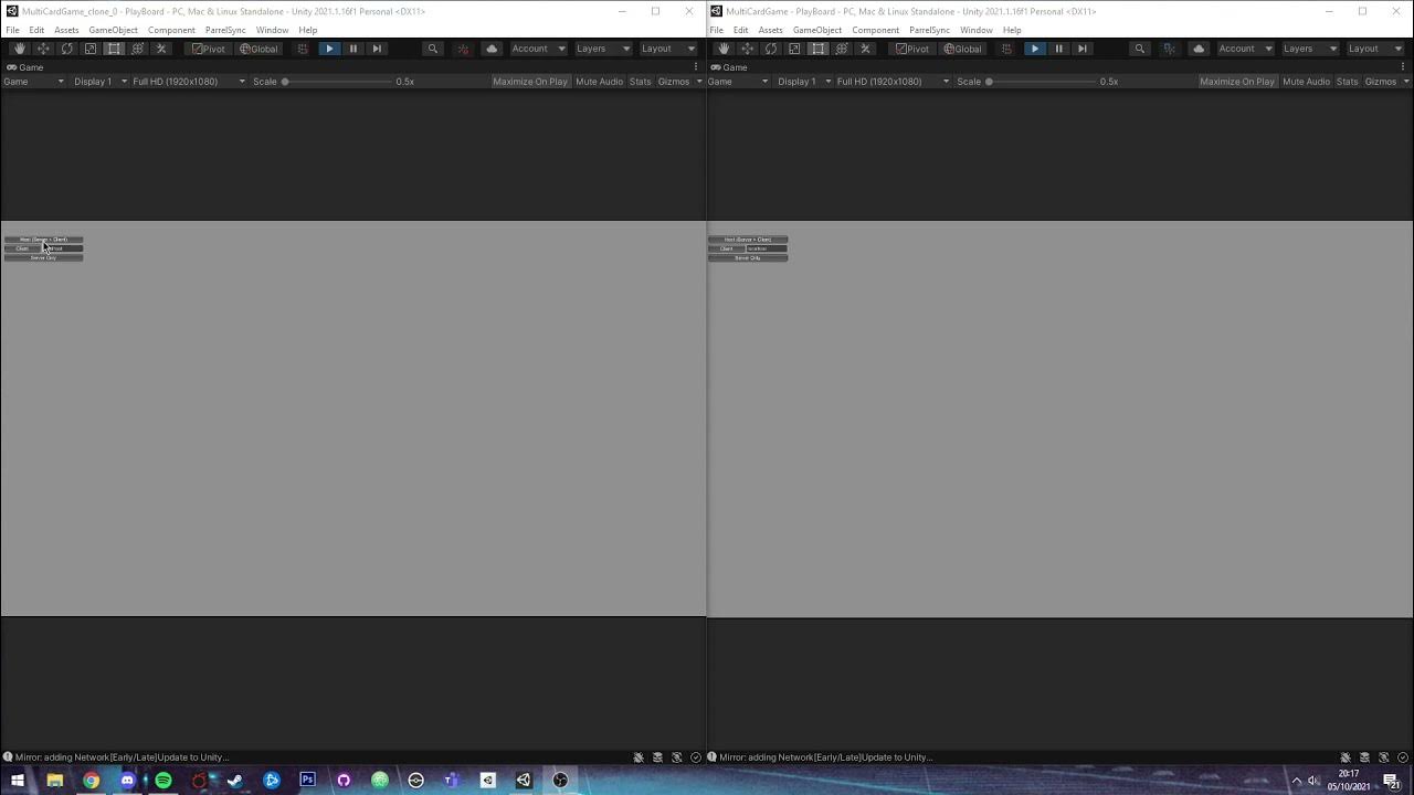Unity Multiplayer Card Game - YouTube