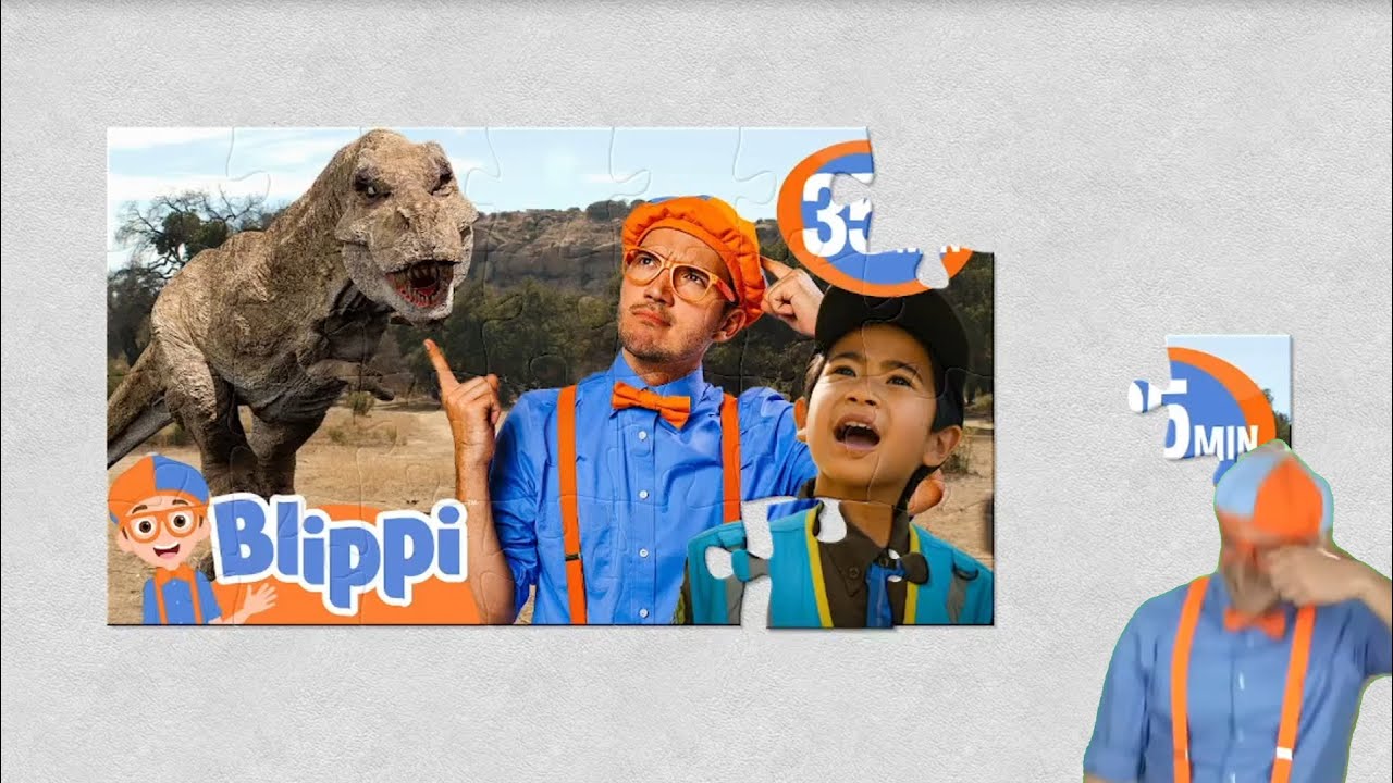 Puzzle Blippi Visits T Rex Ranch! BEST OF BLIPPI TOYS! - Blippi Fan ...