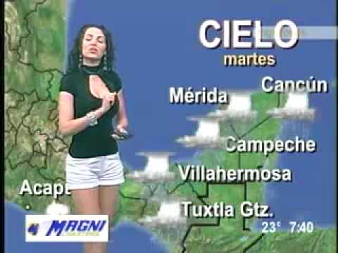 Mayte Carranco Hot Mexican Weather Girl - YouTube