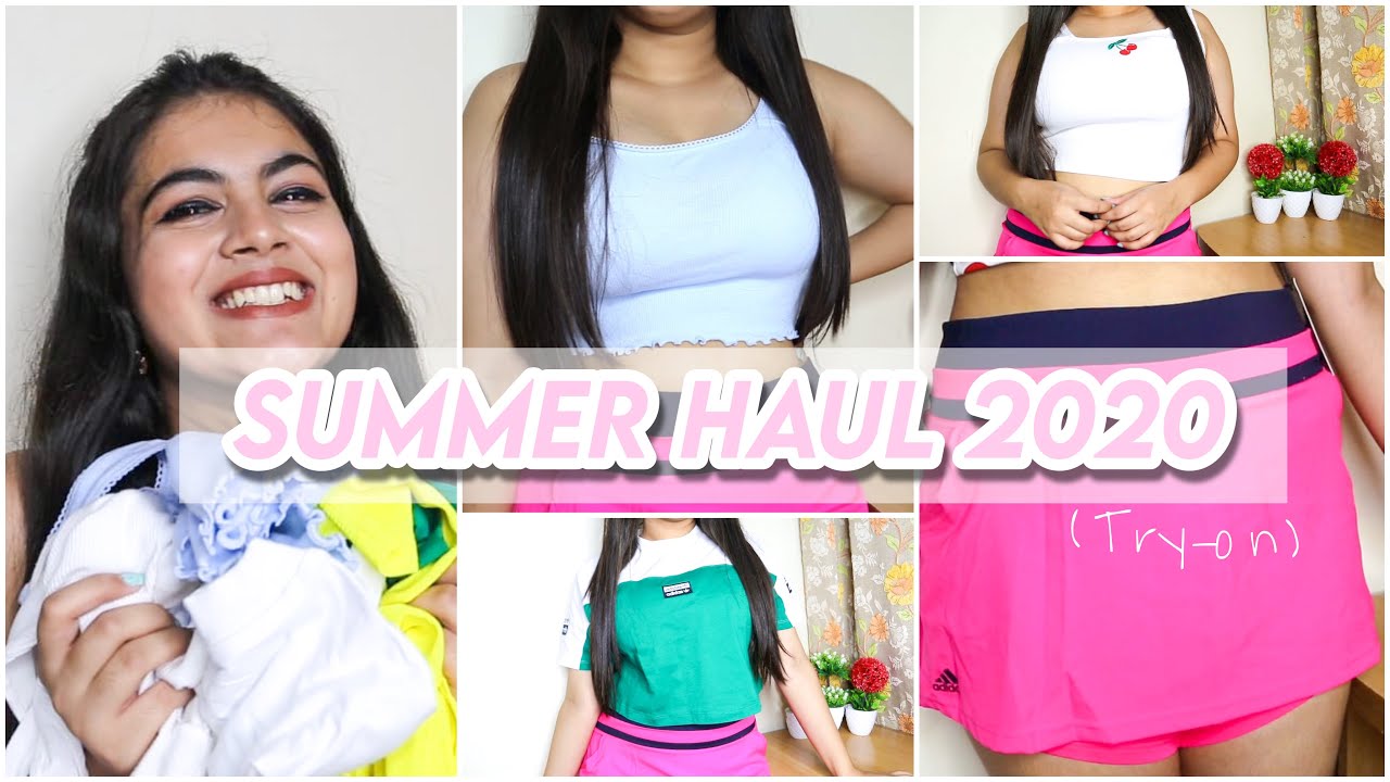 SUMMER CLOTHING TRY ON HAUL 2020 (I bought a lot of stuff) - YouTube