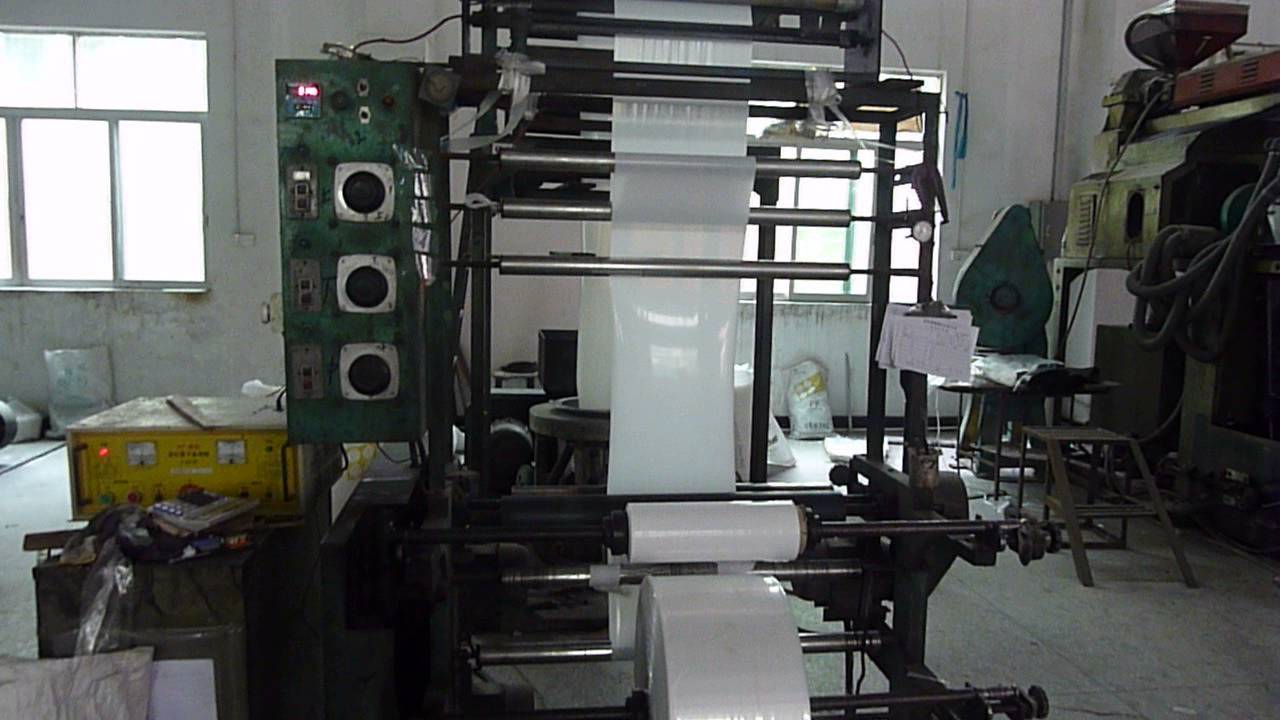 Making plastic bag by - China Plastic Bag Factory - YouTube
