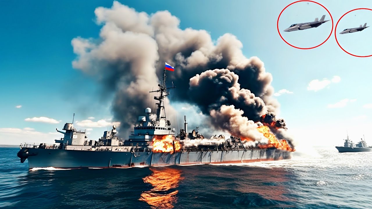 13 Minutes Ago! 7 Russian Warships Destroyed By US F-35, See What ...