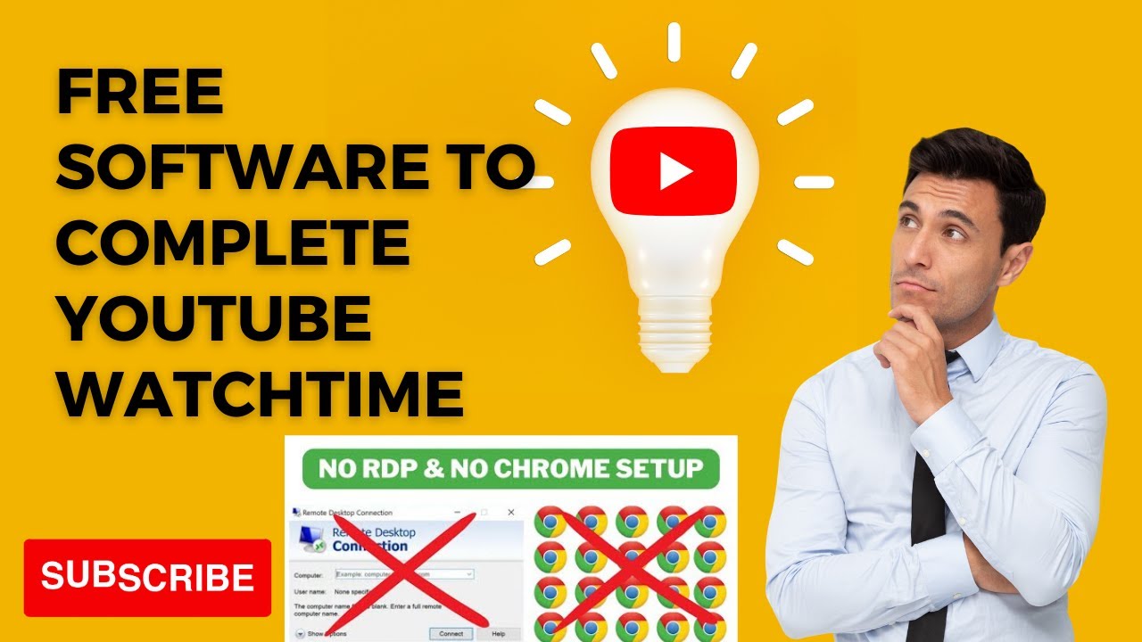 How To Make A YouTube WatchTime Setup Free Software To Complete YouTube ...