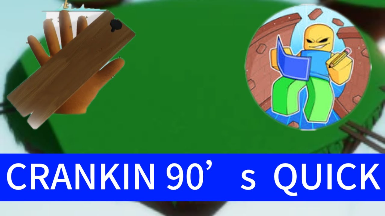 How to get the Crankin 90’s badge quickly in slap battles - YouTube