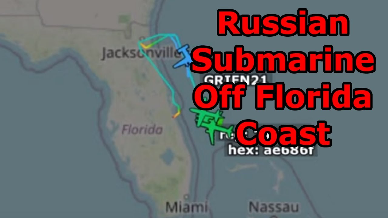 Russian Submarine Off Florida Coast - It's Getting Real - YouTube