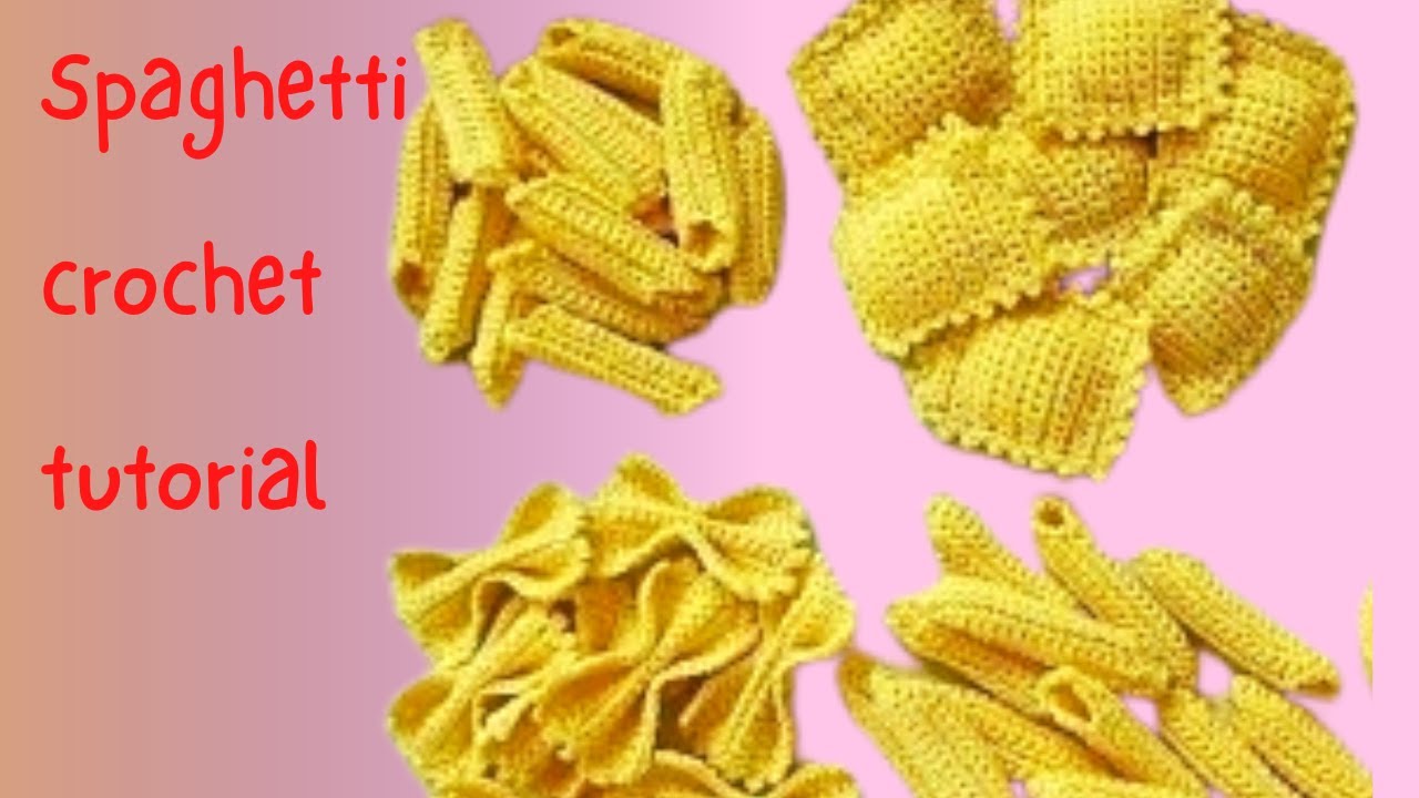 How to crochet veru easy spaghetti pattern for beginners - YouTube