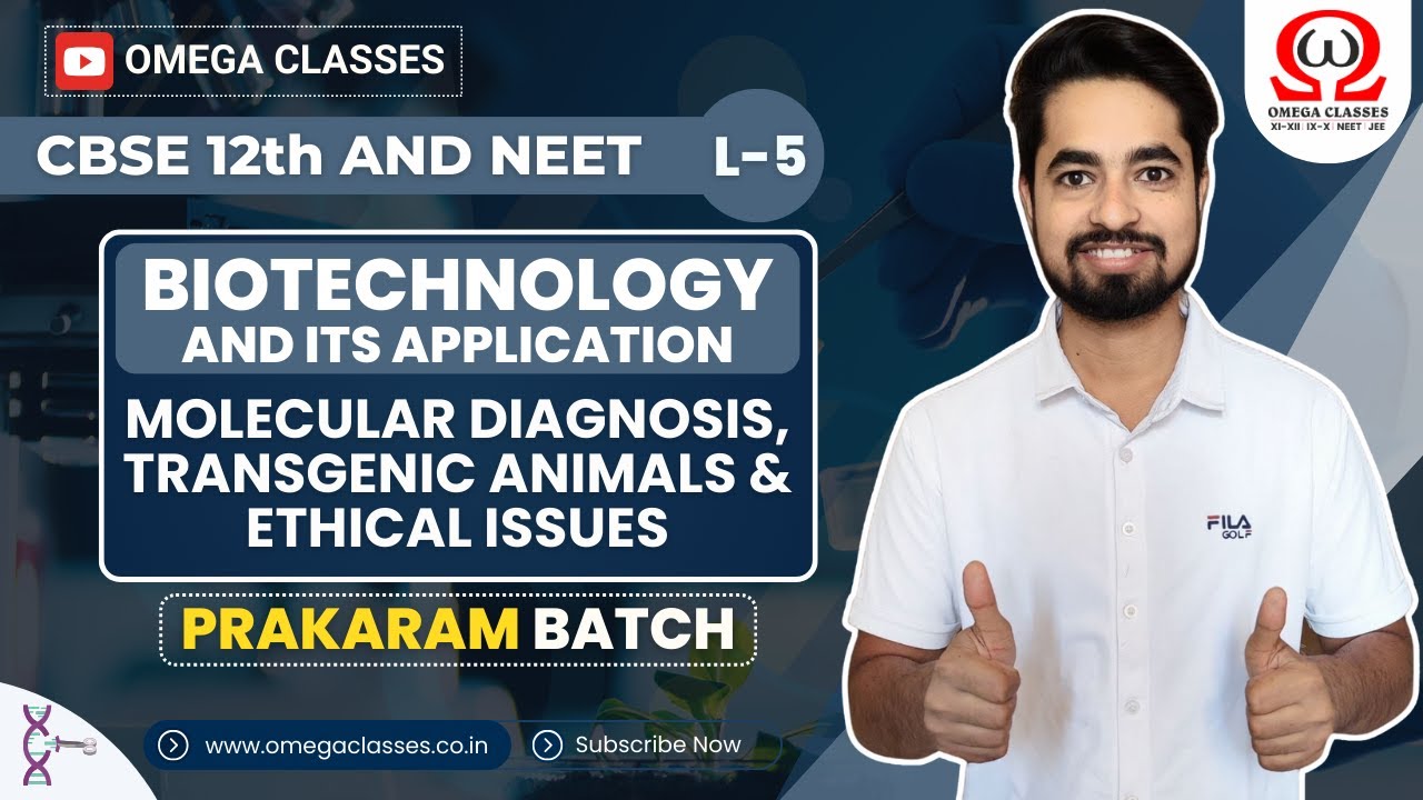 MOLECULAR DIAGNOSIS | TRANSGENIC ANIMALS | BIOLOGY CLASS 12 | CBSE ...