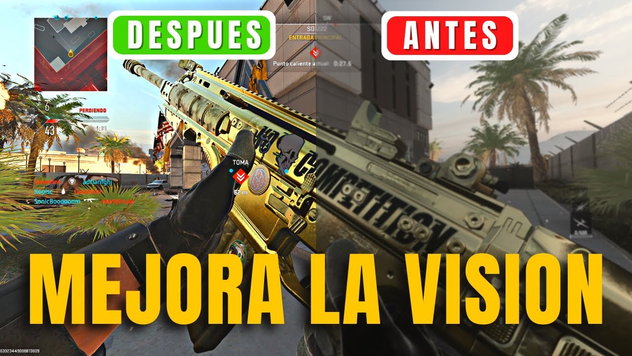 MEJORAR GRÁFICOS MW2 PS4 PS5 XBOX PC | VER MEJOR EN MW2 - YouTube