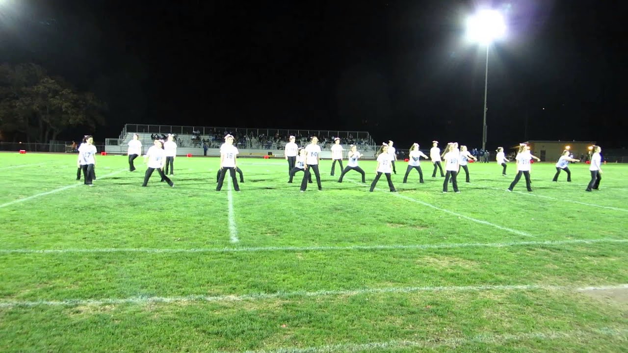 Los Gatos High School Dance Team Performance 10/4/13 - YouTube