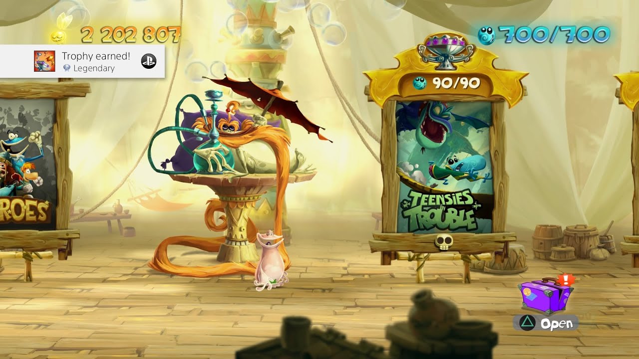 I FINALLY GOT THE RAYMAN LEGENDS PLATINUM TROPHY!!! - YouTube