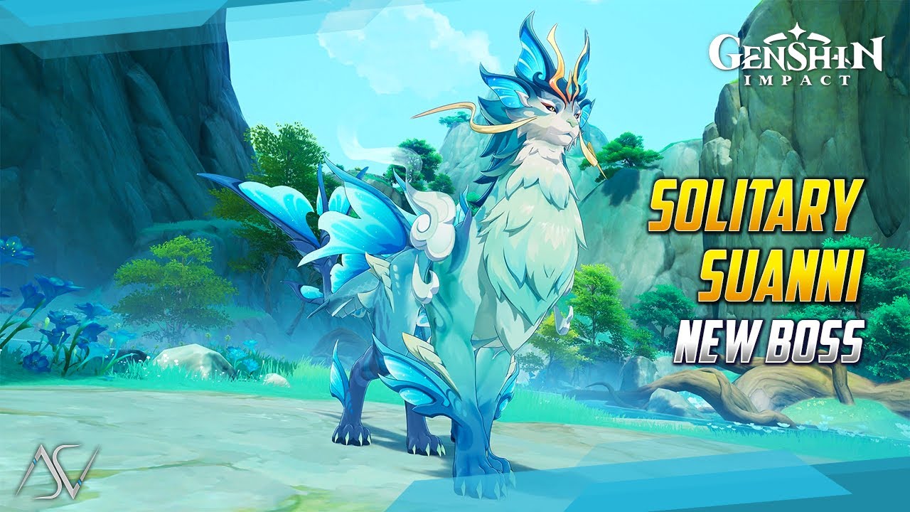 Solitary Suanni Location New Boss Genshin Impact Youtube