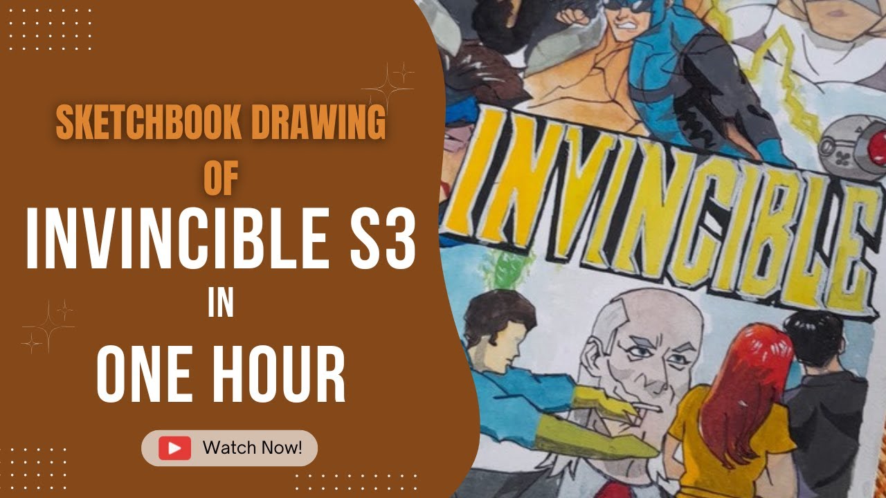 Sketchbook Drawing of INVINCIBLE S3 in just 1 hour! - YouTube