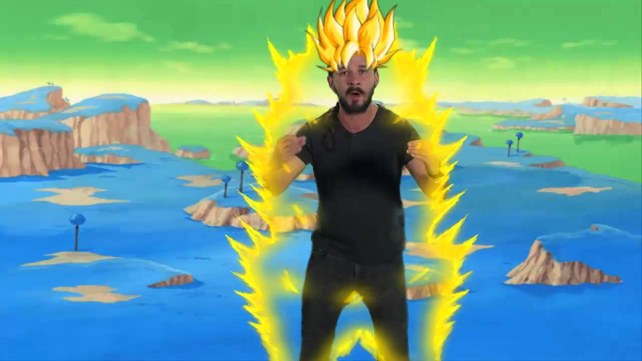 SHIA LABEOUF SUPER SAIYAN - JUST DO IT - YouTube