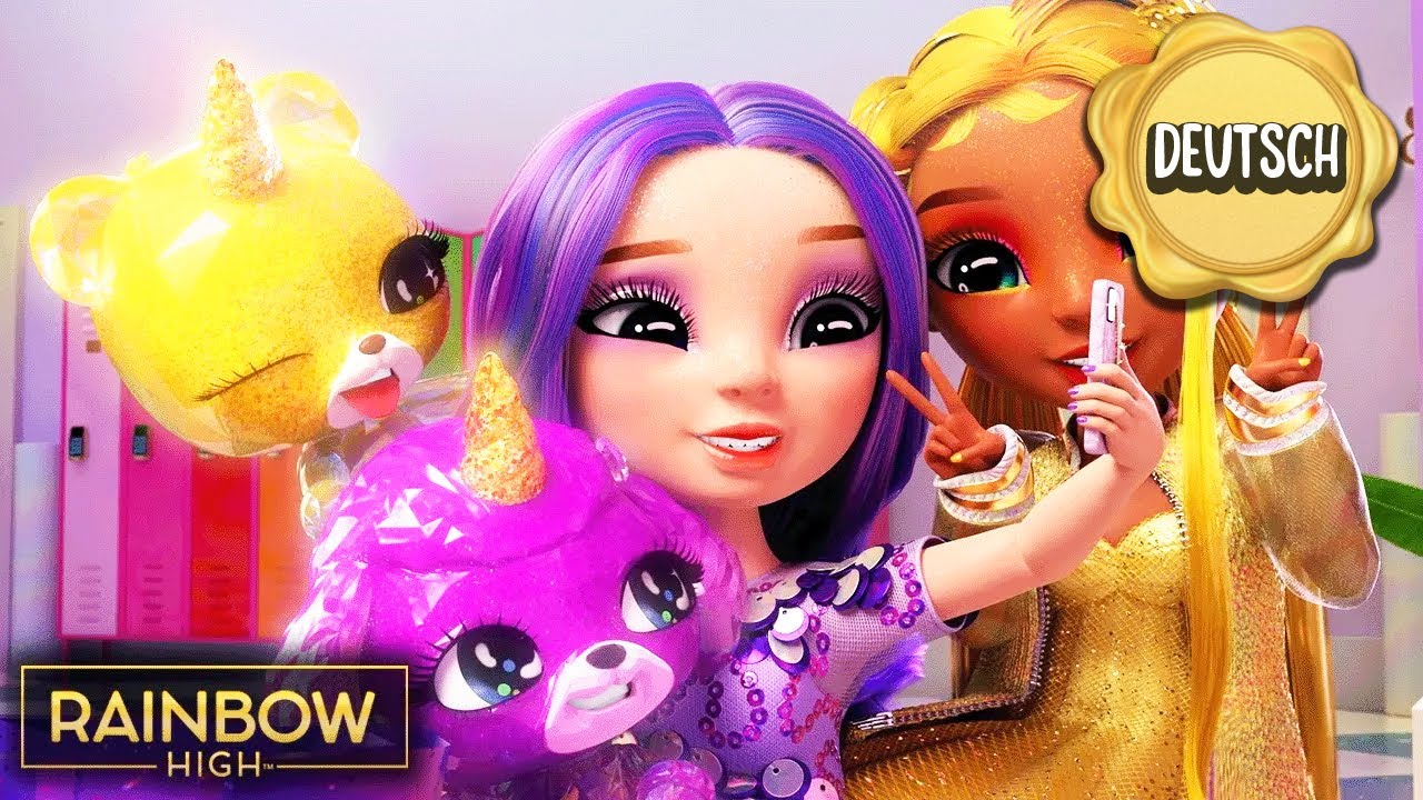 Lerne die Tiere von Rainbow World kennen! 🐵🌈 | Rainbow-High-Clip - YouTube