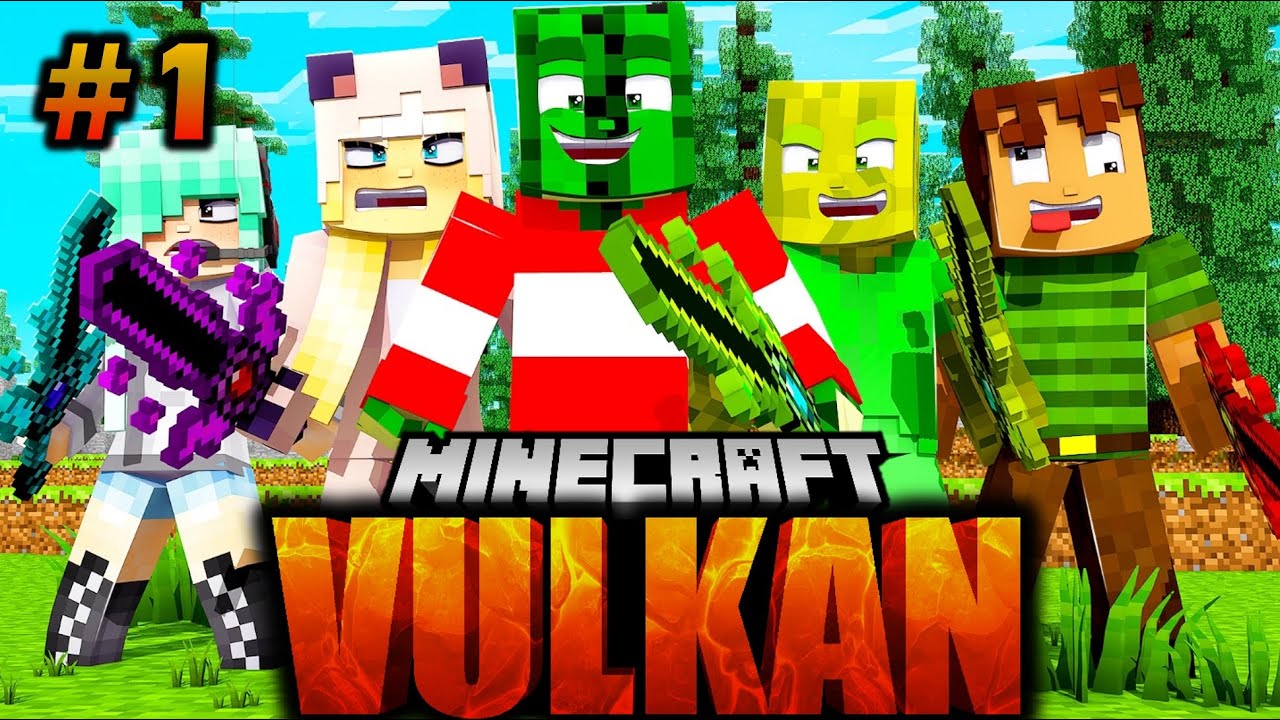 TEAM CHAOSFLO vs. TEAM JULIAN: WER GEWINNT?!- Minecraft VULKAN #1 [Deutsch/HD] - YouTube
