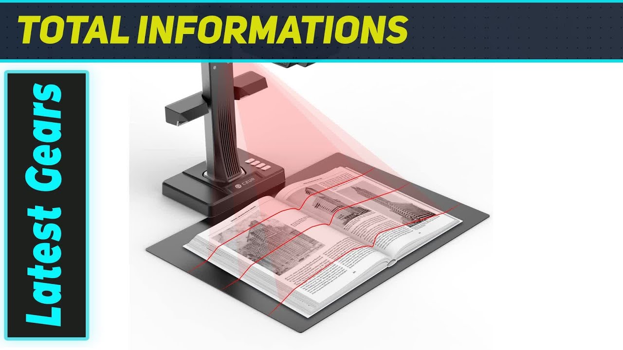 CZUR ET24 Pro: Best Overhead Scanner for Books and Magazines - YouTube