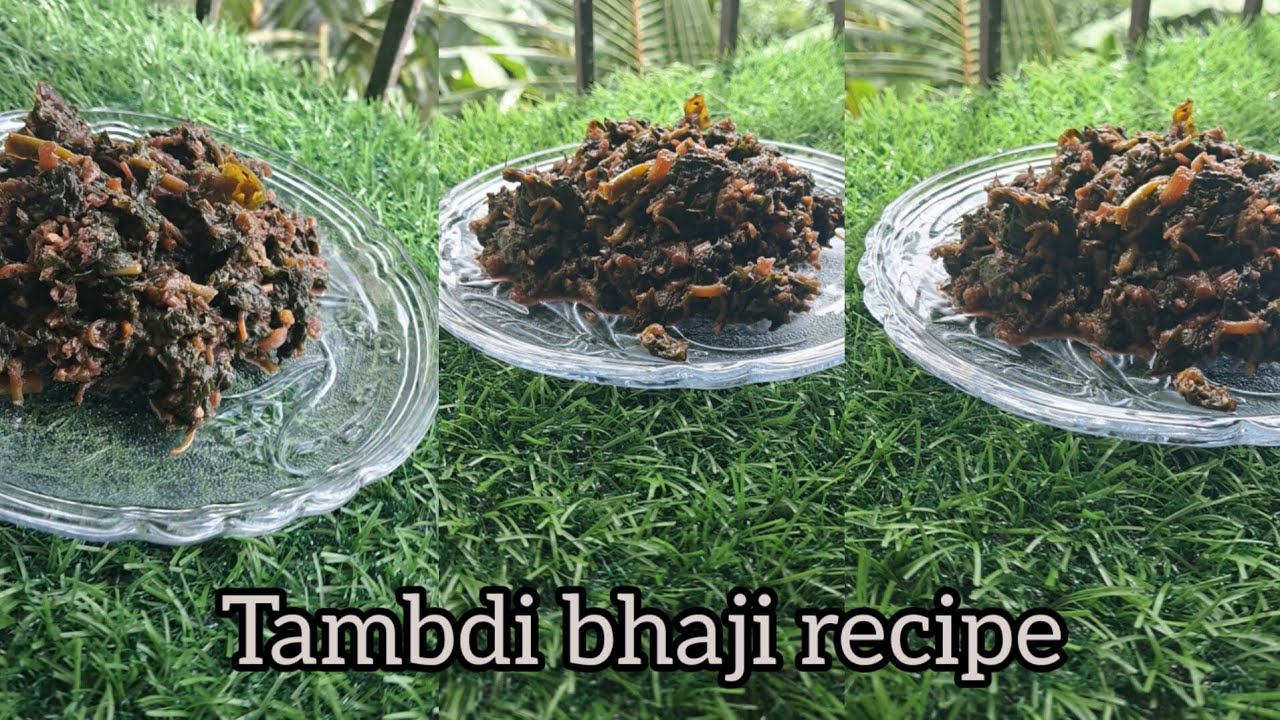 Goan style Tambdi bhaji recipe - YouTube