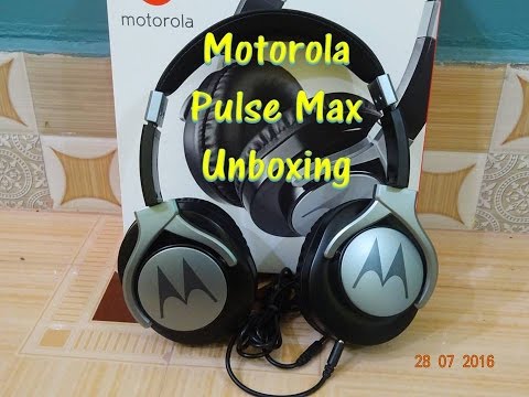 Motorola Pulse Max Wired Headphone Unboxing & Review - YouTube