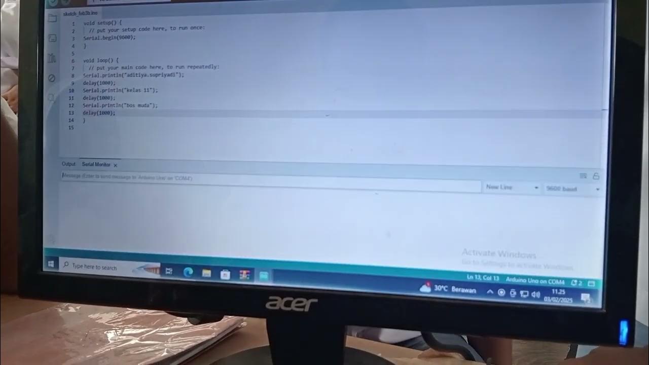 Belajar konfigurasi arduino Uno kelompok 3 - YouTube