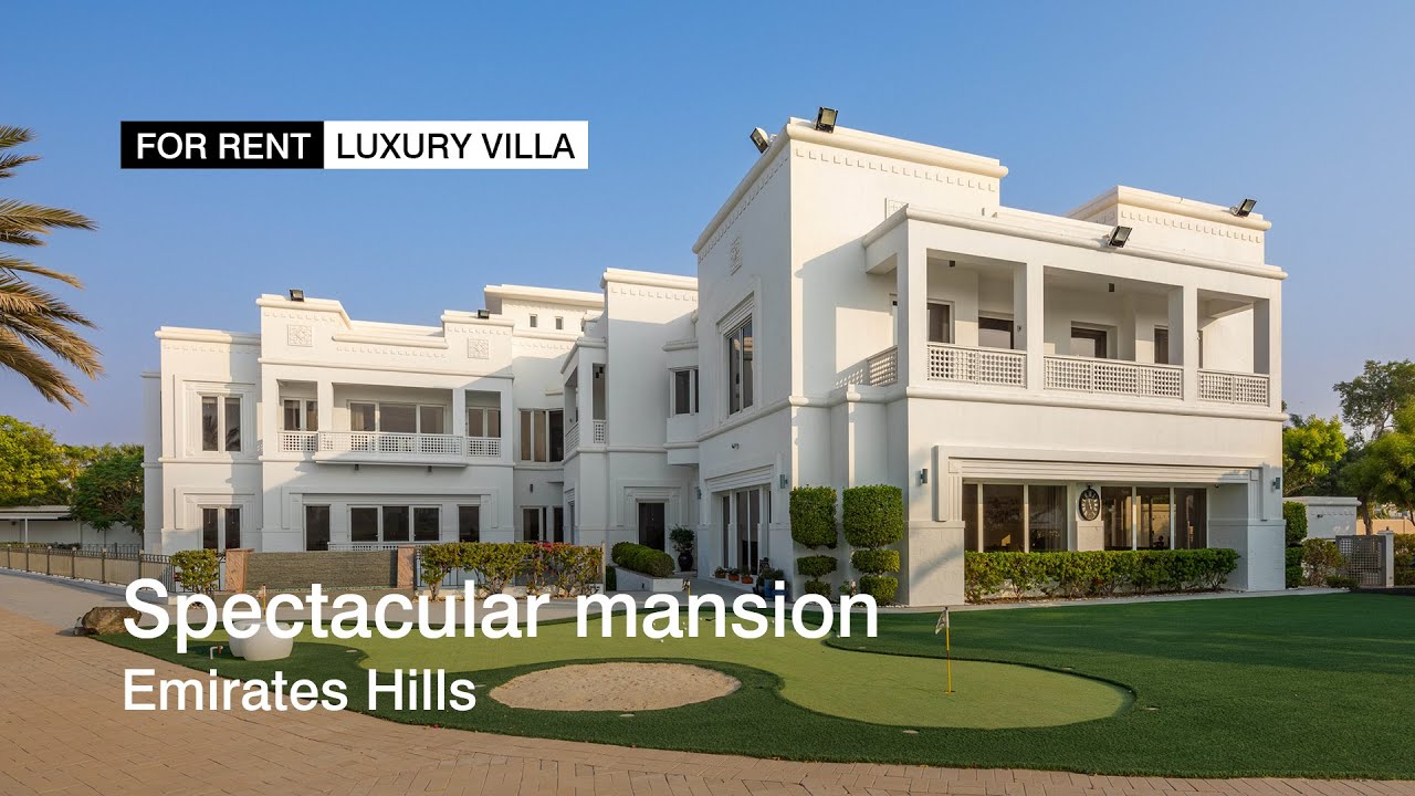Spectacular 6 bedroom mansion in Emirates Hills | Dubai | haus & haus ...