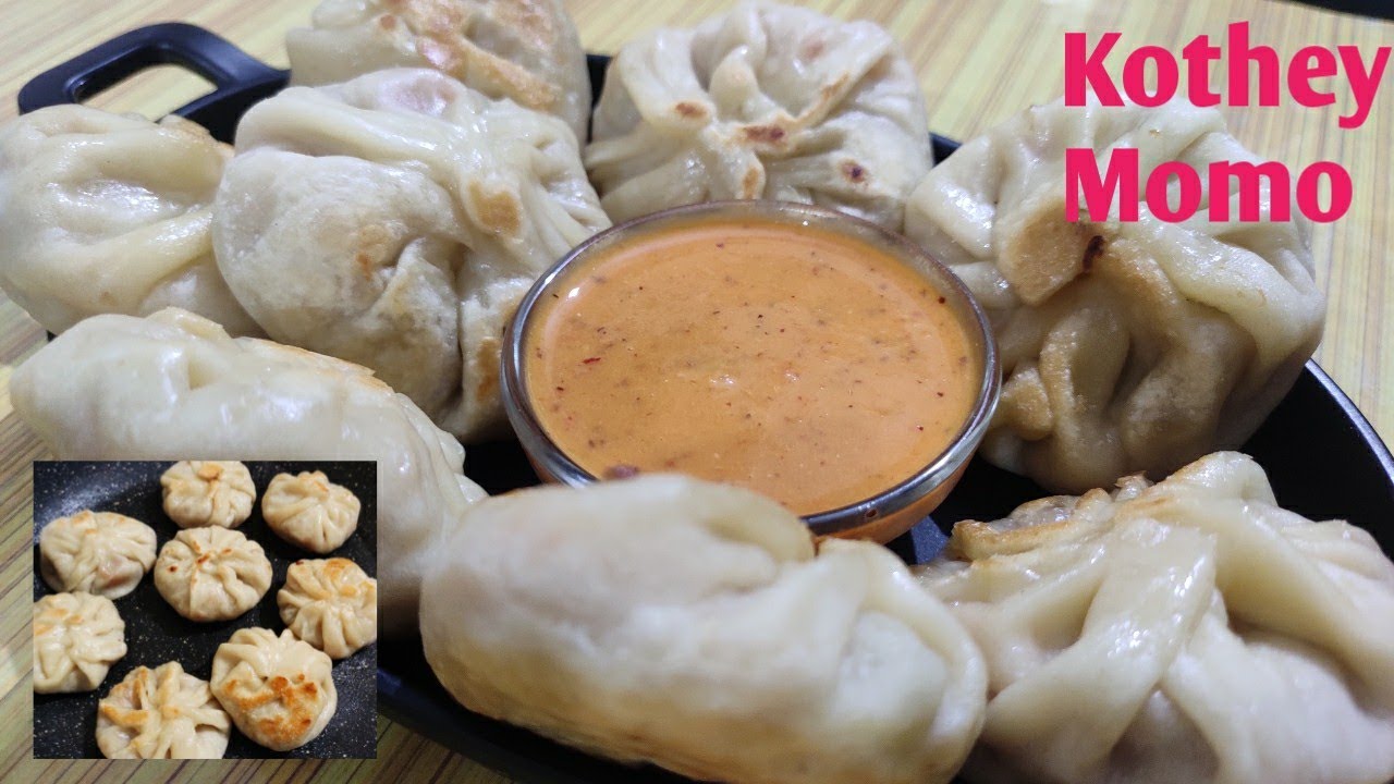 How to make Kothey Momos |No Steamer easy to make- Kothey Momos|Nepali ...