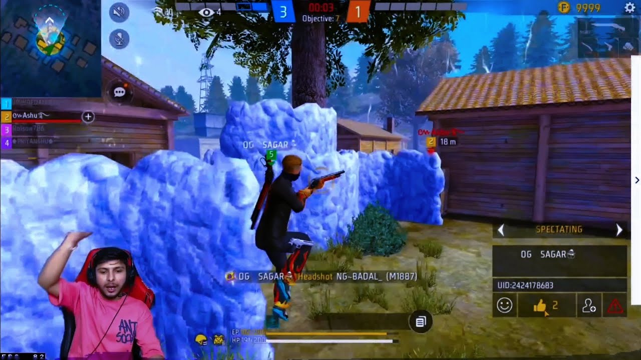 NONSTOP GAMING REACTION ON MY GAMEPLAY💀 WHEN I KILLED NG BADAL 2 TIMES#nonstopgaming - YouTube