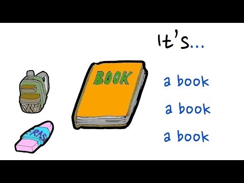 Learn School Supplies. Set 1. Easy English Conversation Practice. ESL.