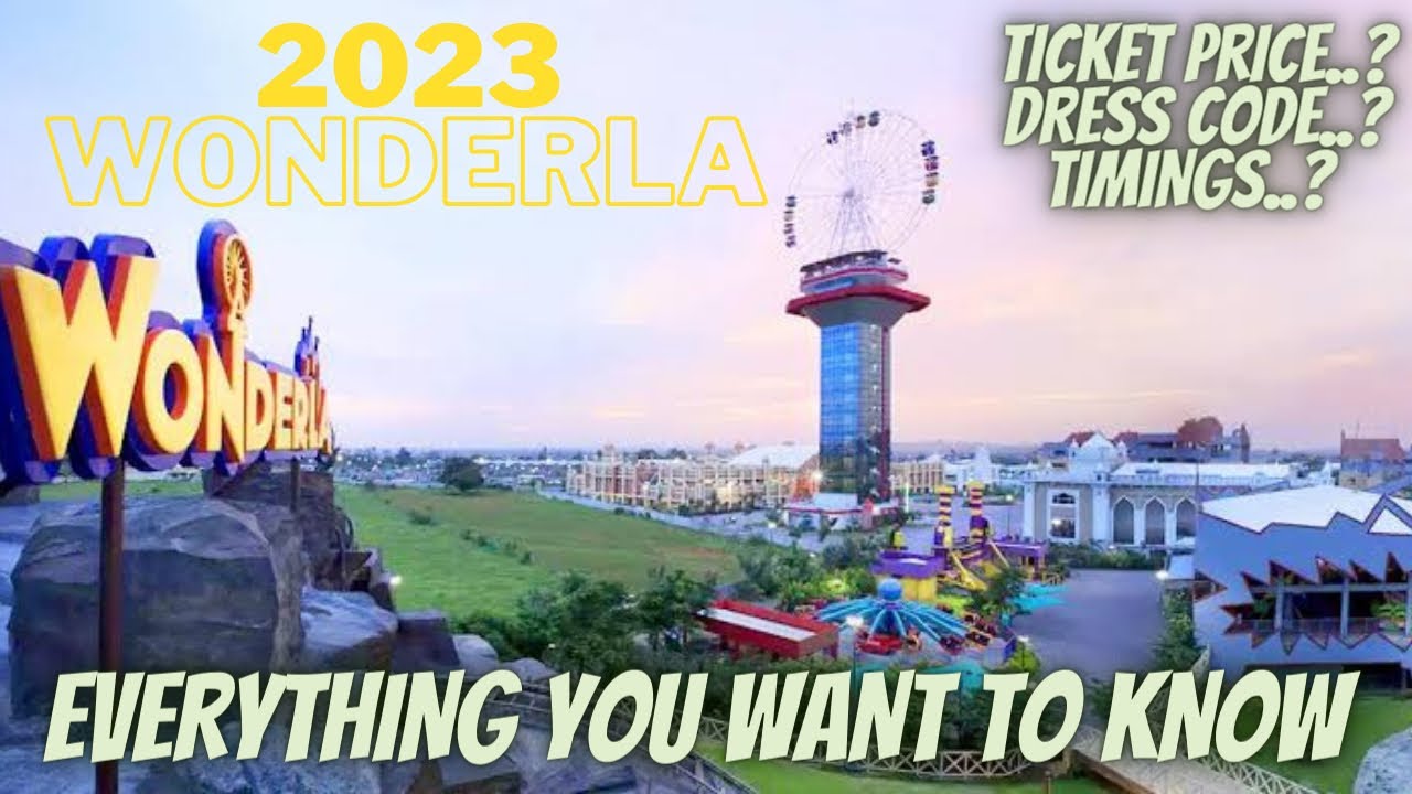 WONDERLA AMUSEMENT PARK HYDERABAD 2023 || COMPLETE TOUR|| THRILL RIDES ...