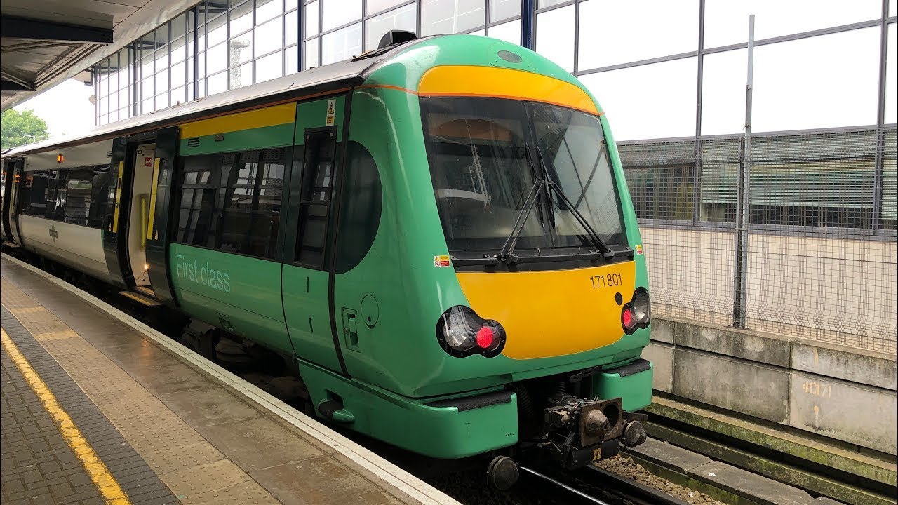 TSW5 Double 2 Car Class 171 From Eastbourne to Ashford International ...
