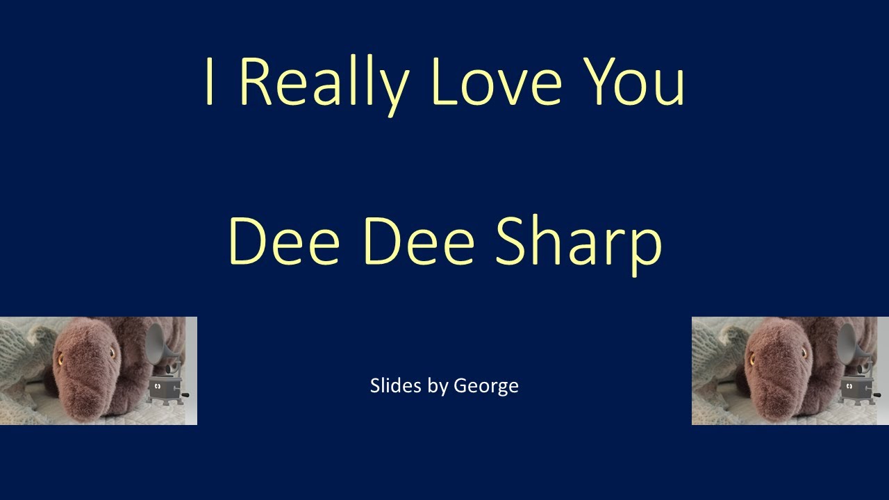 Dee Dee Sharp I Really Love You karaoke - YouTube