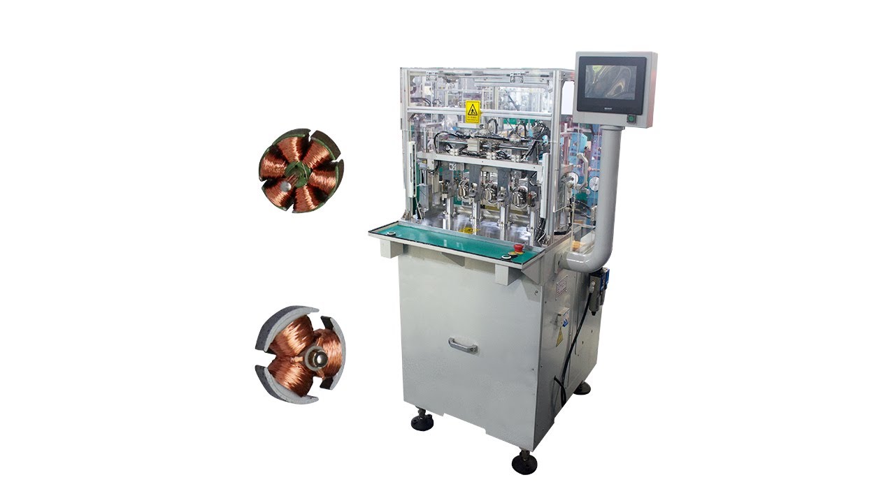 Best Selling 4000A Automatic Rotor Winding Machine - YouTube