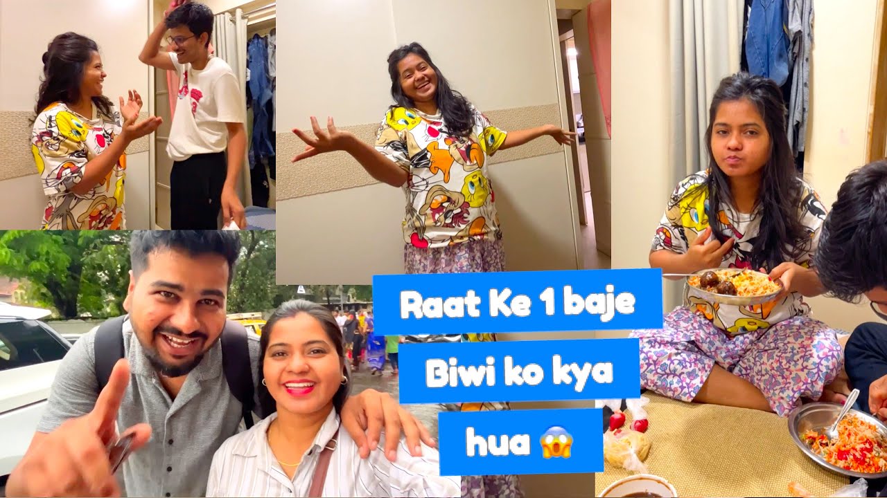 Raat Ke 1 Baje Biwi Ko Kya Hua 😱 - YouTube